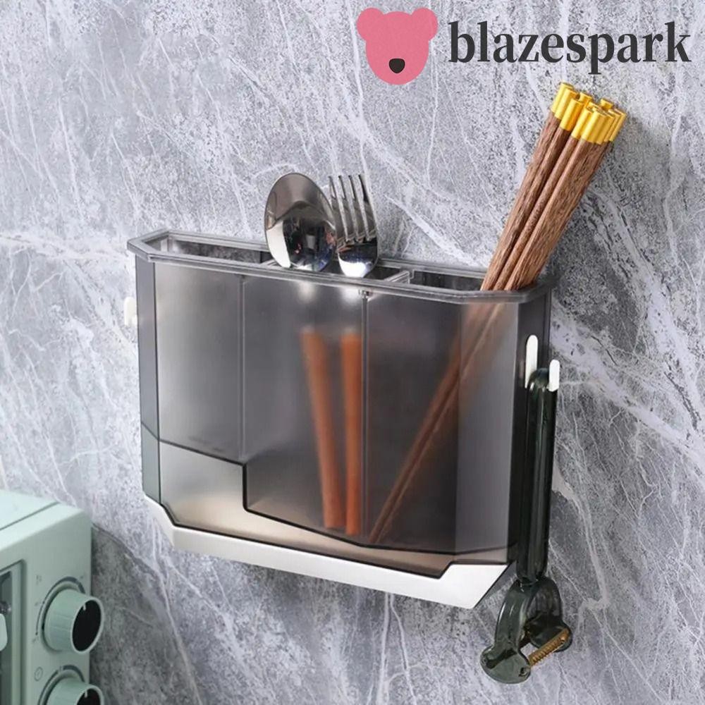 BLAZESPARK เครื่องตัดแห้ง, พลาสติกความจุขนาดใหญ่แบบบูรณาการ Draining ชั้นวาง, อุปกรณ์ครัว Anti ...