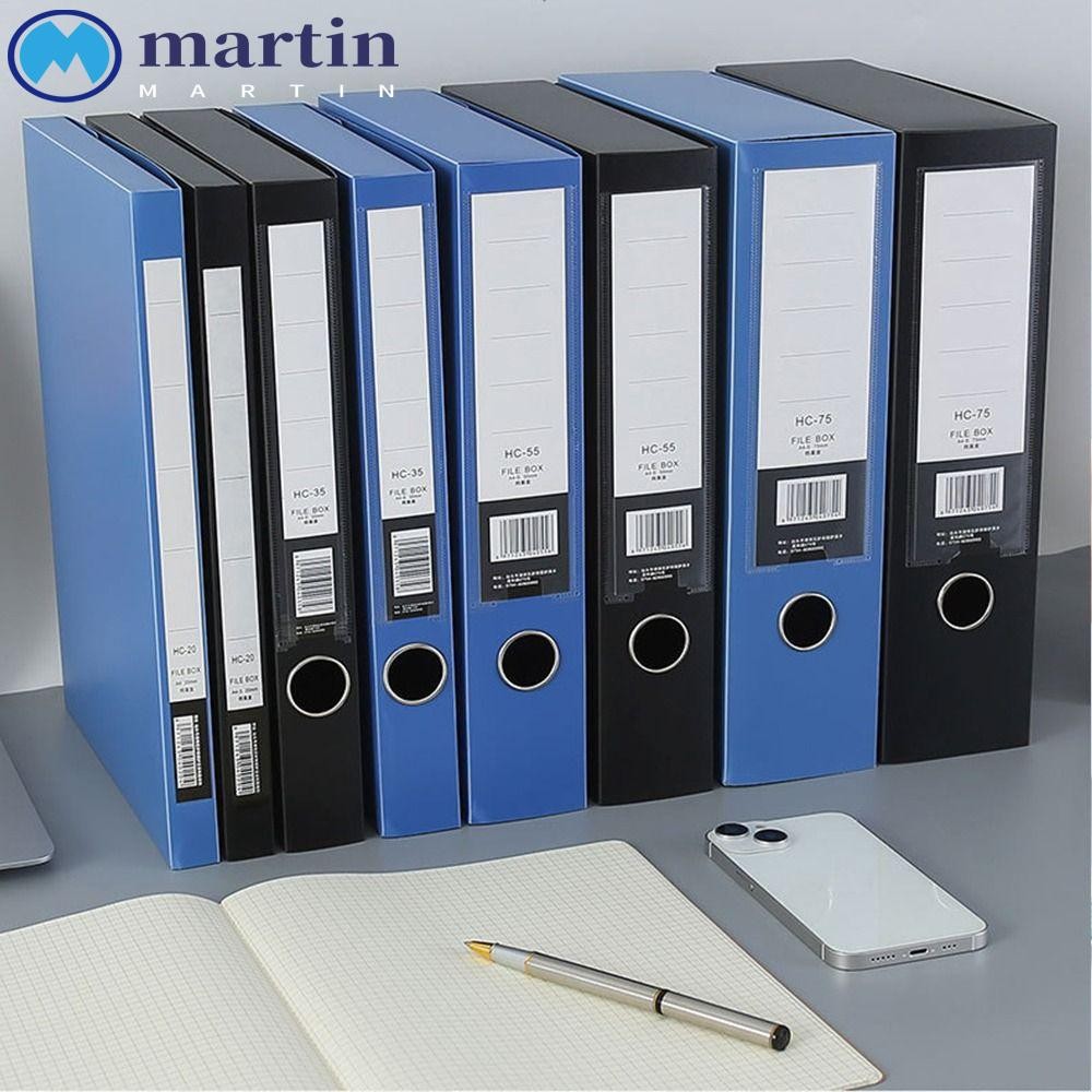 กล่องเก็บกระดาษ MARTIN, แฟ้ม A4 หนาสีน้ําเงินสีดํา, ที่เก็บแฟ้ม เคสหนัง ...