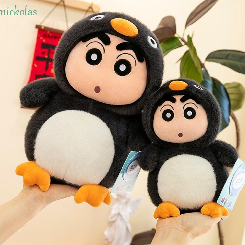 NICKOLAS Crayon Shin Chan ของเล่นตุ๊กตา, Cos Penguin PP Cotton Shin ...