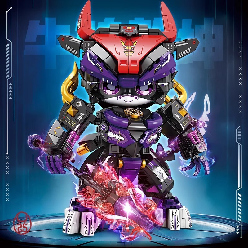 สินค้าใหม่พร้อมสต็อก2025 Zodiac Animal Building Blocks Niu Cool Mecha ...
