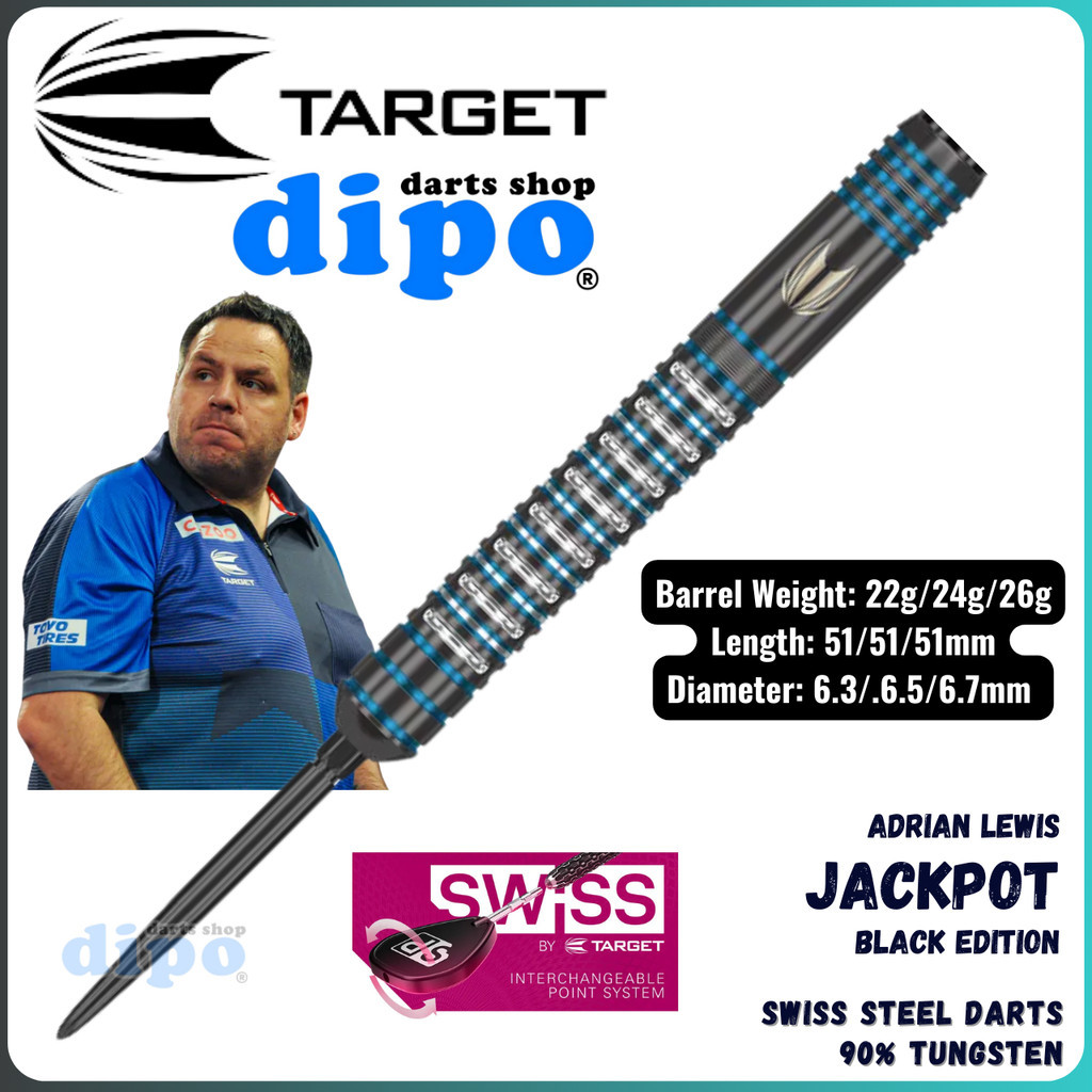 TARGET ADRIAN LEWIS BLACK - TARGET ลูกดอกเหล็กสวิส | Shopee Thailand