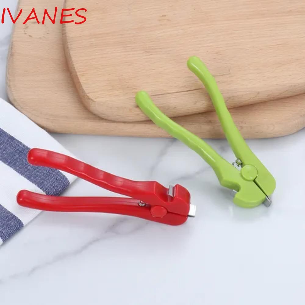 IVANES Oyster Shell Opening Clamps, with Bottle Opener Plastic Handle ...