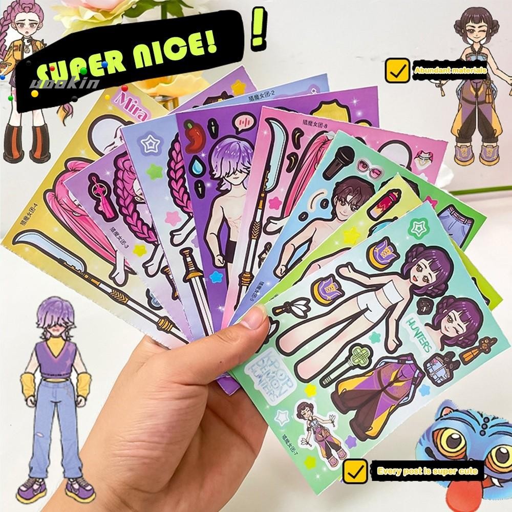 UOOKIN KPOP Demon Hunters สติกเกอร์,สติกเกอร์ศิลปะของเล่นสนุกสติกเกอร์ ...