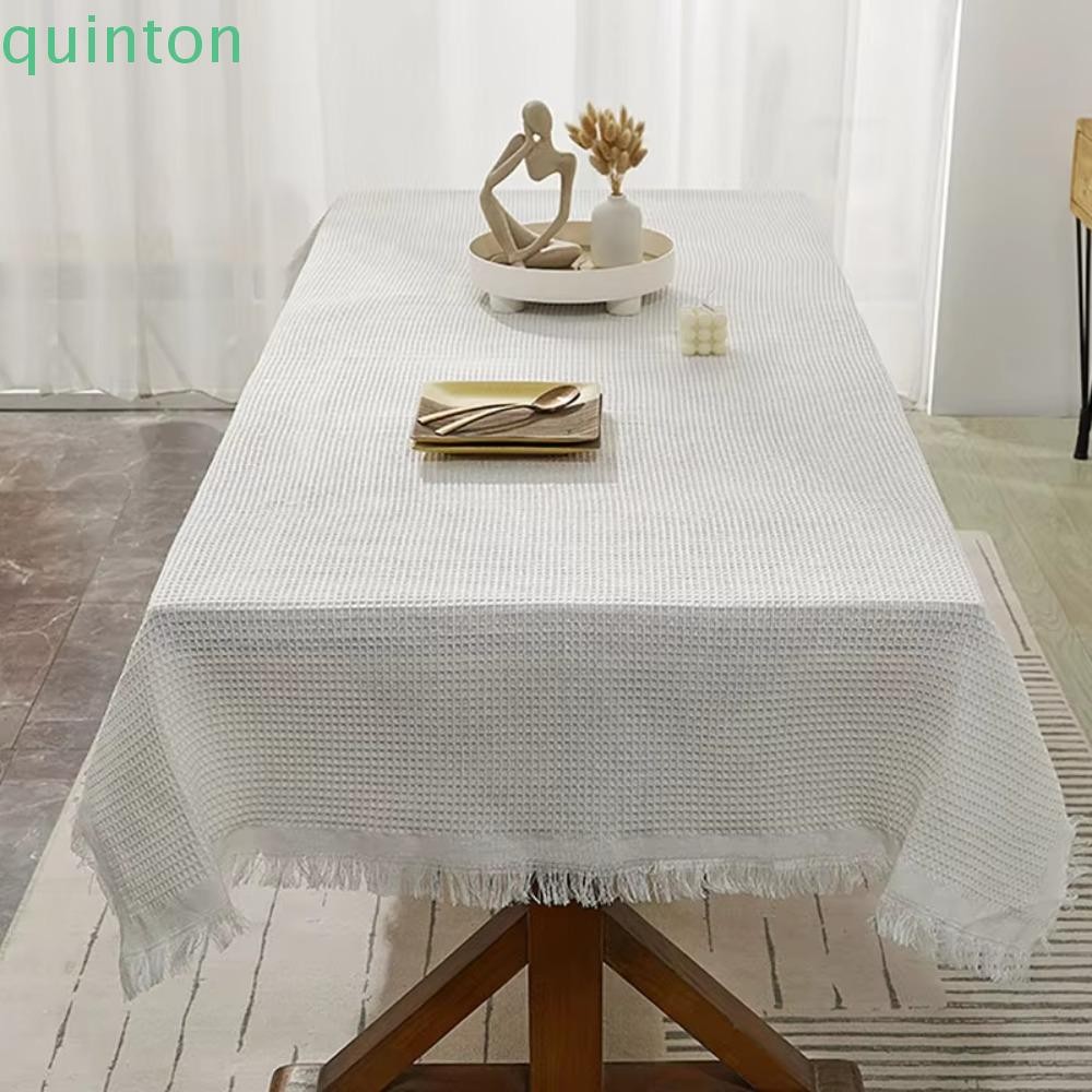 QUITON ผ้าปูโต๊ะลายสก๊อต สไตล์คันทรี พร้อมปกป้องฝุ่น ตกแต่งโต๊ะได้อย่าง ...