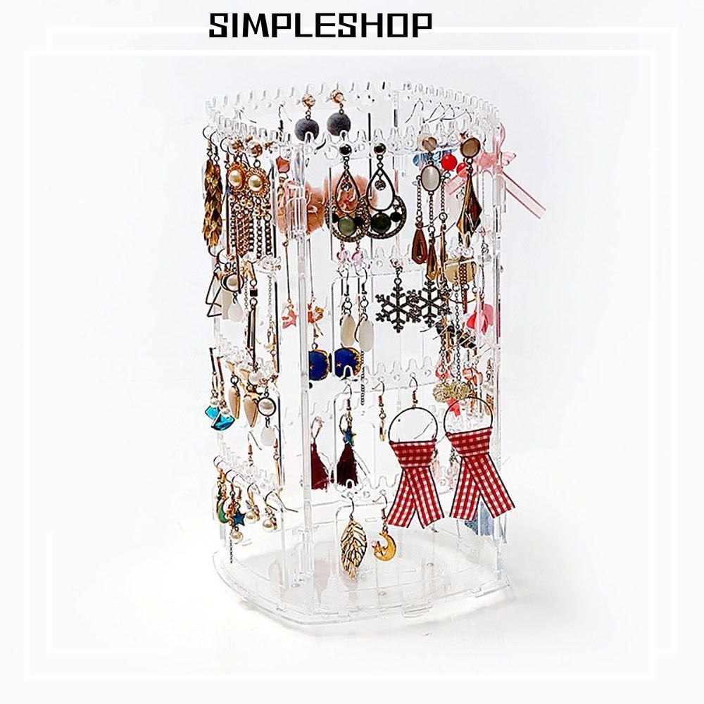 SIMPLESHOP ชั้นวางเครื่องประดับ ออแกไนเซอร์ ที่วางเครื่องประดับ กล่องเก็บของแบบใส | Shopee Thailand