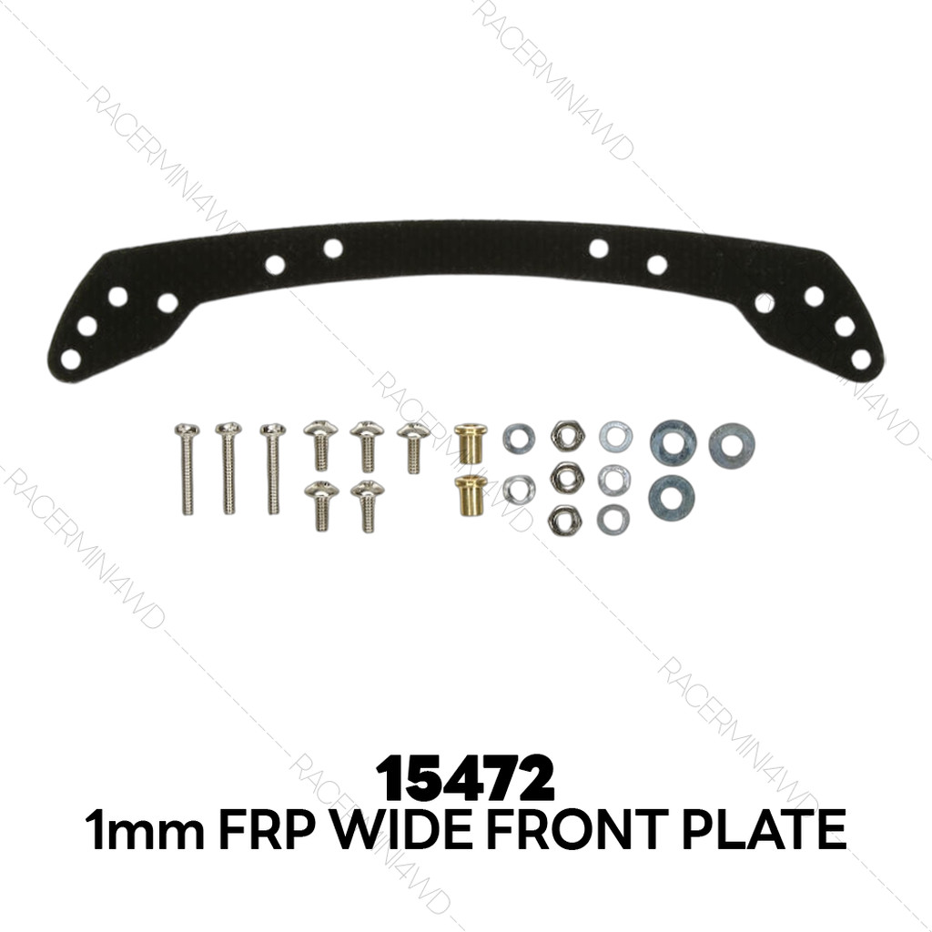 TAMIYA 15472 1mm FRP Wide Front Plate for Fully Cowled Mini 4WD ...