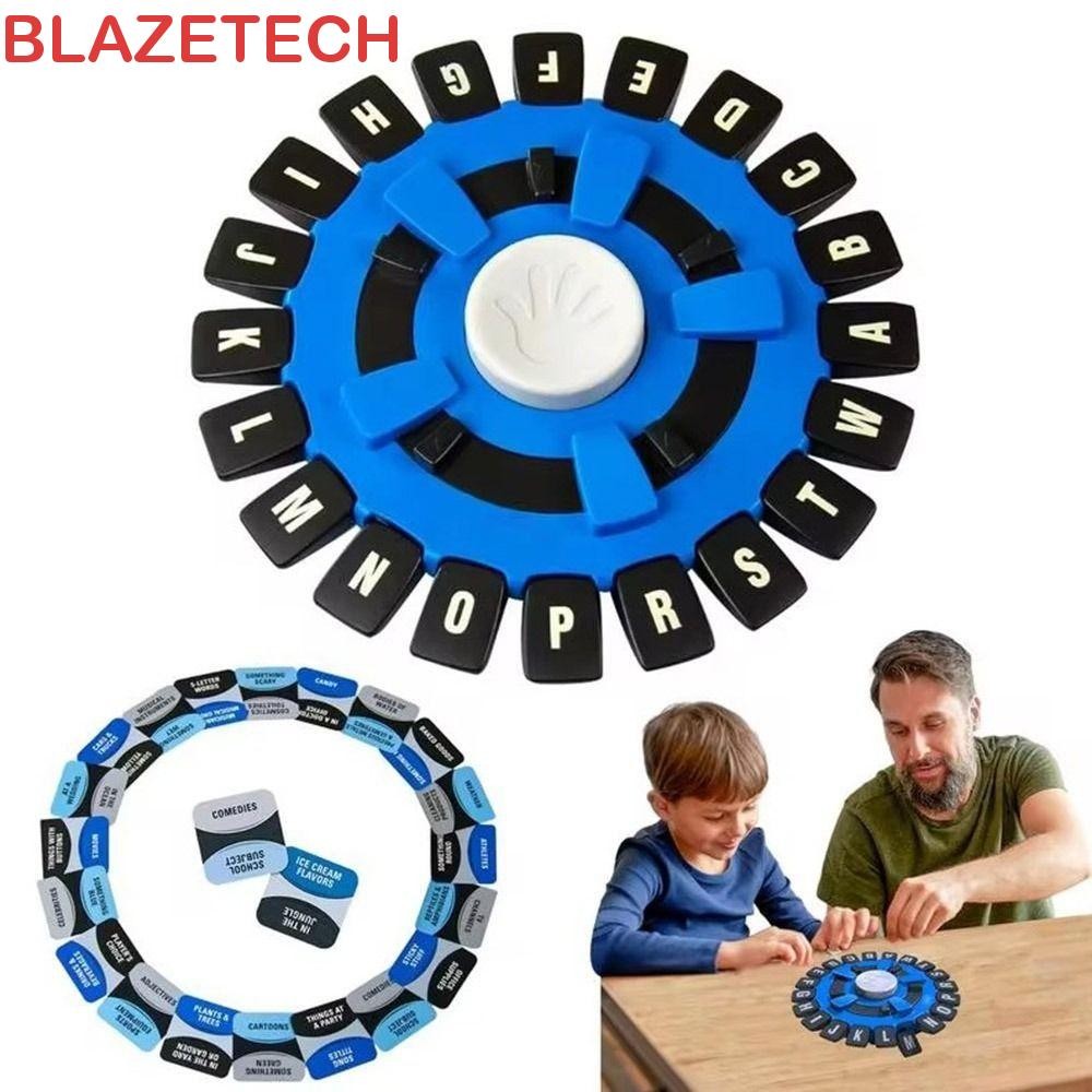 BLAZETECH Word Game กระดานหมากรุก, จดหมายกด Fast-Paced Family Board ...