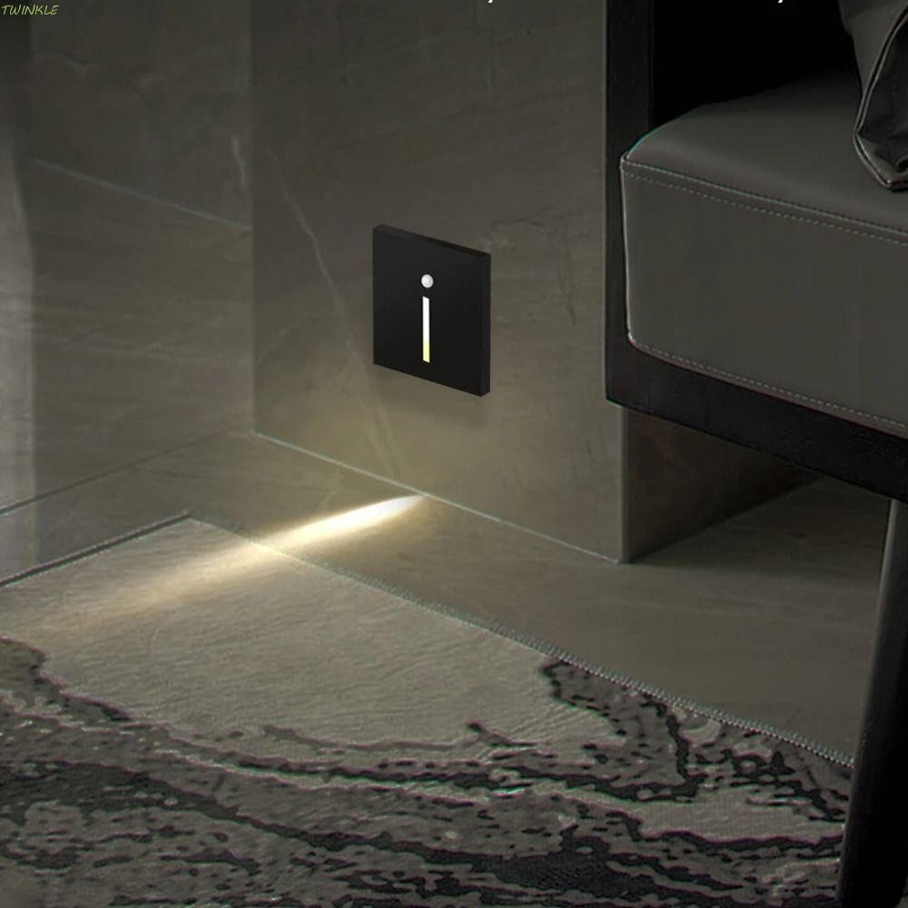 TWINKLE LED บันได Footlight, Smart Motion Sensor โคมไฟติดผนัง,ตกแต่ง ...