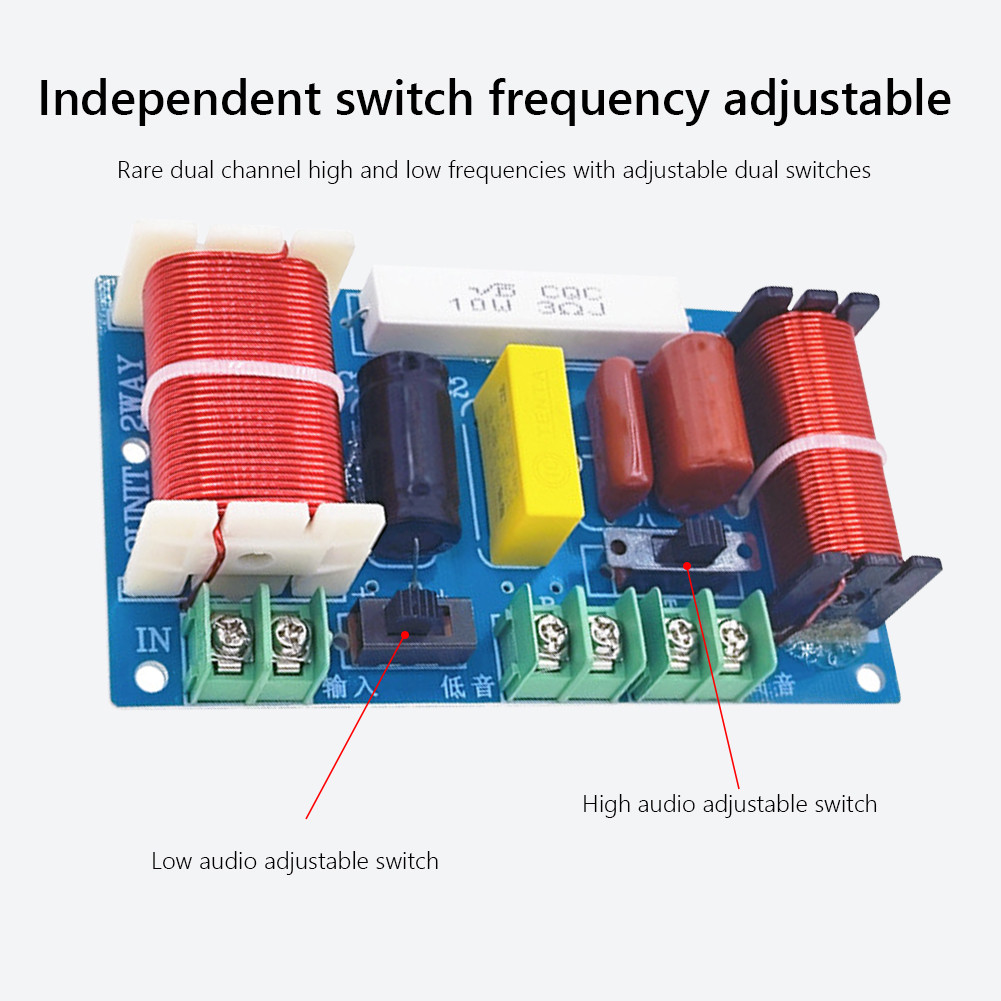 [explosion1.th] ลําโพง 2 ทาง ตัวแบ่งความถี่เสียง 2500-3000Hz 250W เสียง HiFi กรองแผงวงจรโฮม ...