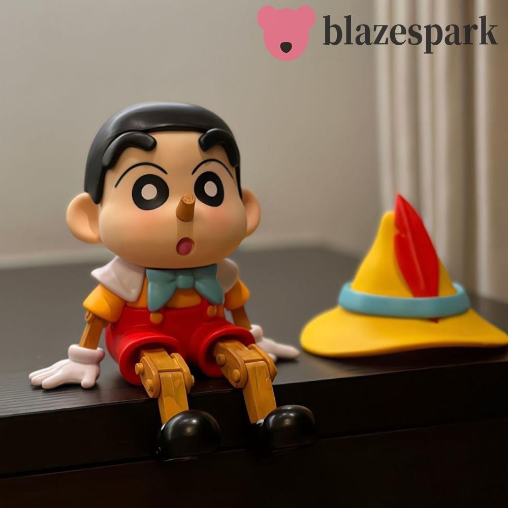 BLAZESPARK Crayon Shin-Chan รูป,หุ่นนั่ง Shinnosuke Nohara รูป,ของเล่นขนาดเล็ก Movable Joint ของ ...