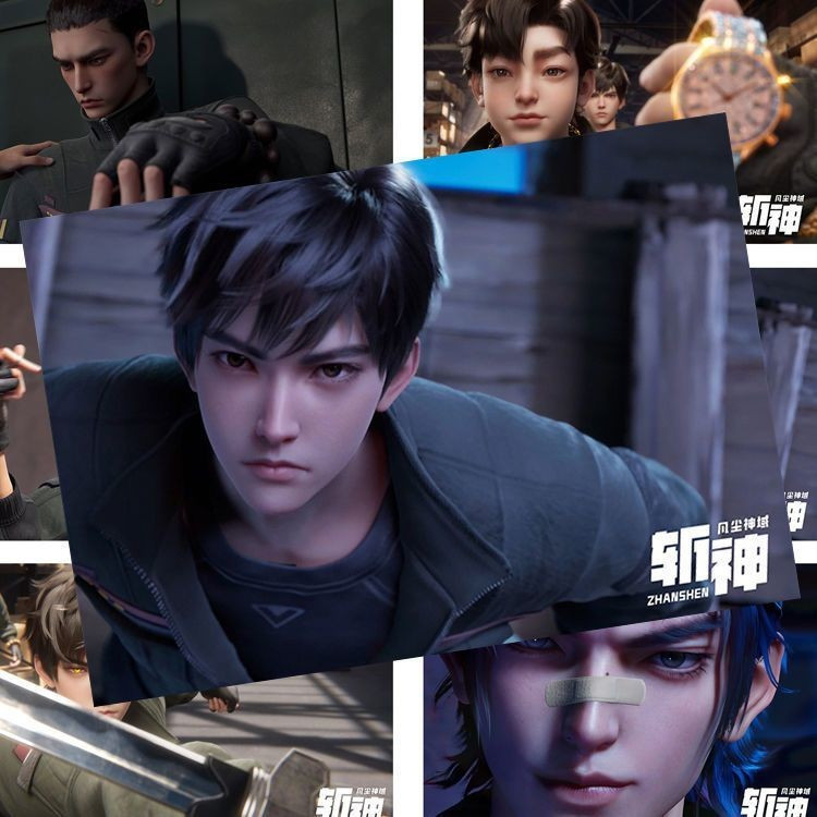 โปสเตอร์ Slaying Gods Fanchen Art Online สำหรับตกแต่งผนัง ขนาดใหญ่ ...