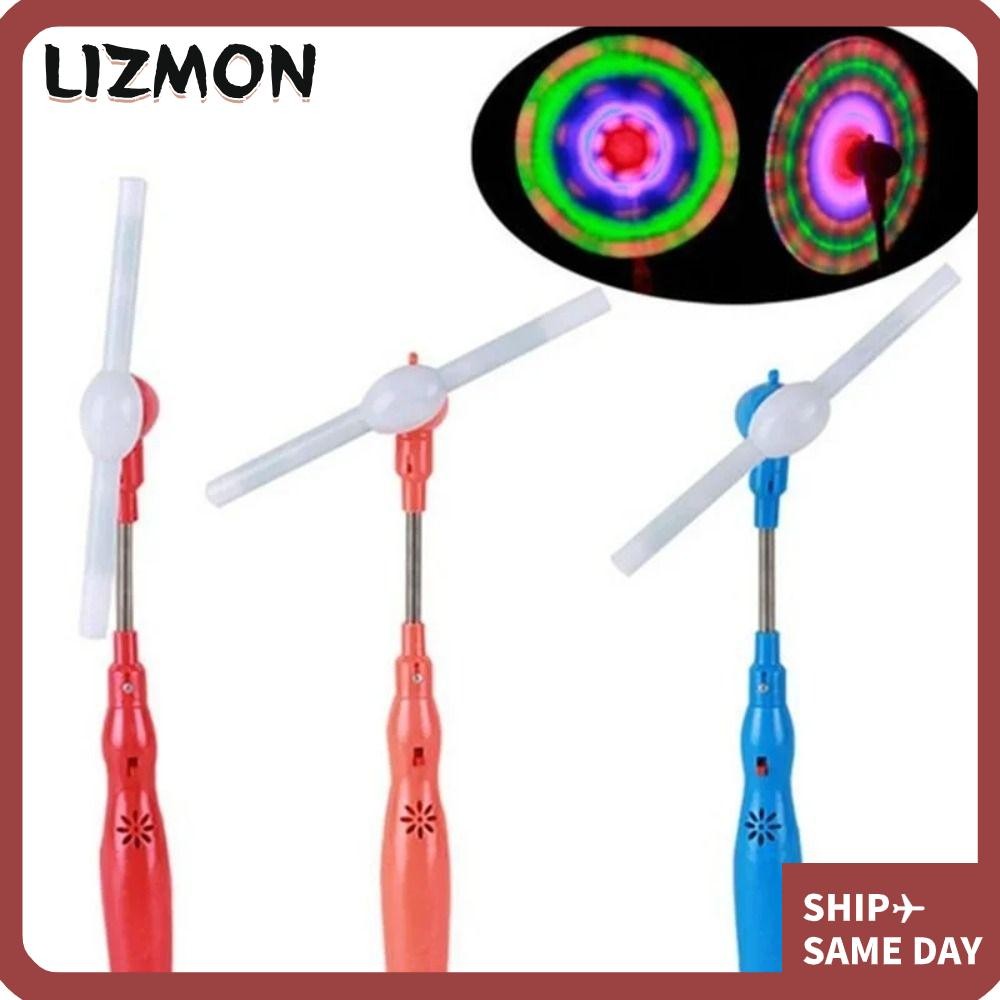 LIZMON กระพริบ Windmill หมุนของเล่น, Glow Mini Handheld LED เพลง ...