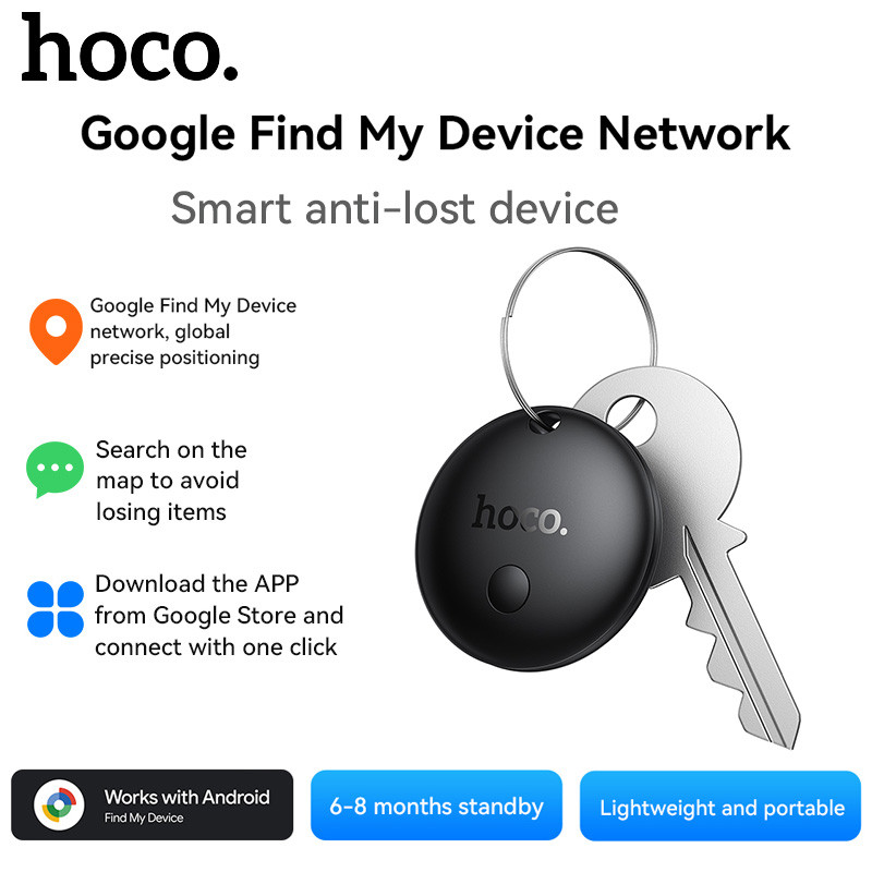 HOCO E93A Android GPS Tag อุปกรณ์ติดตามของหาย รองรับแอนดรอยด์ Google ...