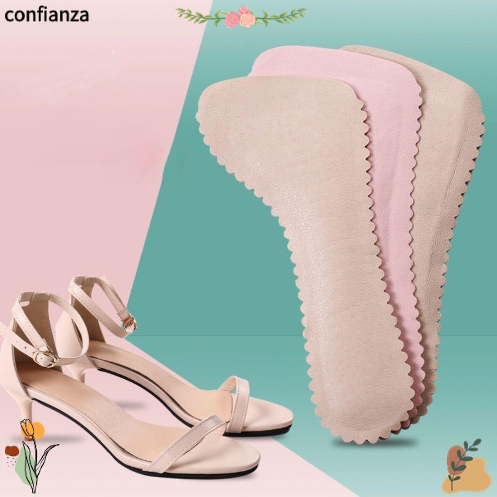 CONFIANZA 3 คู่รองเท้าแตะ Insoles Seven-point Pad หนังคุณภาพสูงดูดซับ ...