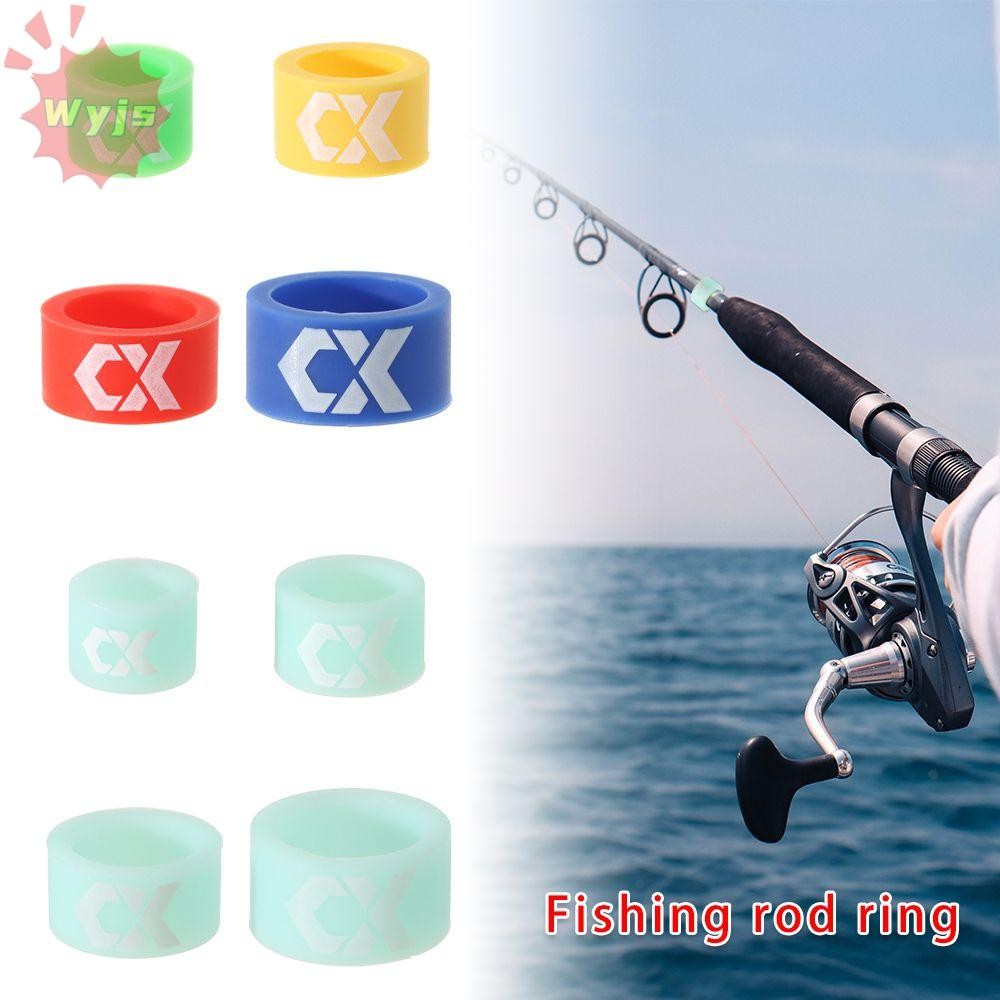 WYJS เบ็ดตกปลาหยุดอุปกรณ์ตกปลา Anti-skid Pole แขนยาง Float Stopper O ...