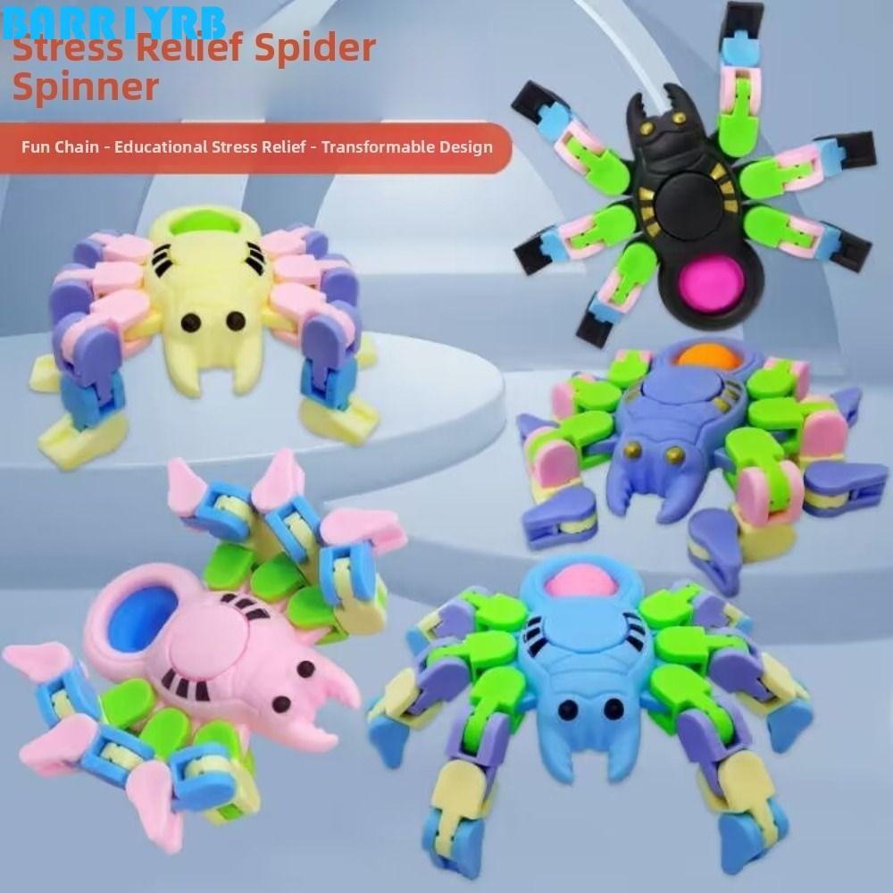 BARR1YRB 10 ชิ้น/เซ็ต Mechanical Chain Fidgets ของเล่น, Gyroscopes ...