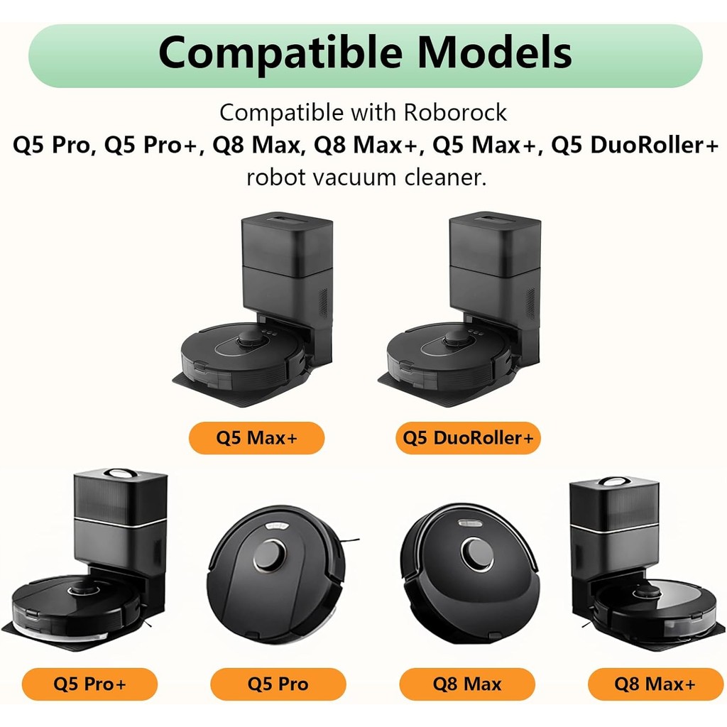 อะไหล่เหมาะสําหรับ Roborock Q5 Pro Q5 Pro+(Plus) Q5 Max+(Plus) Q5 ...