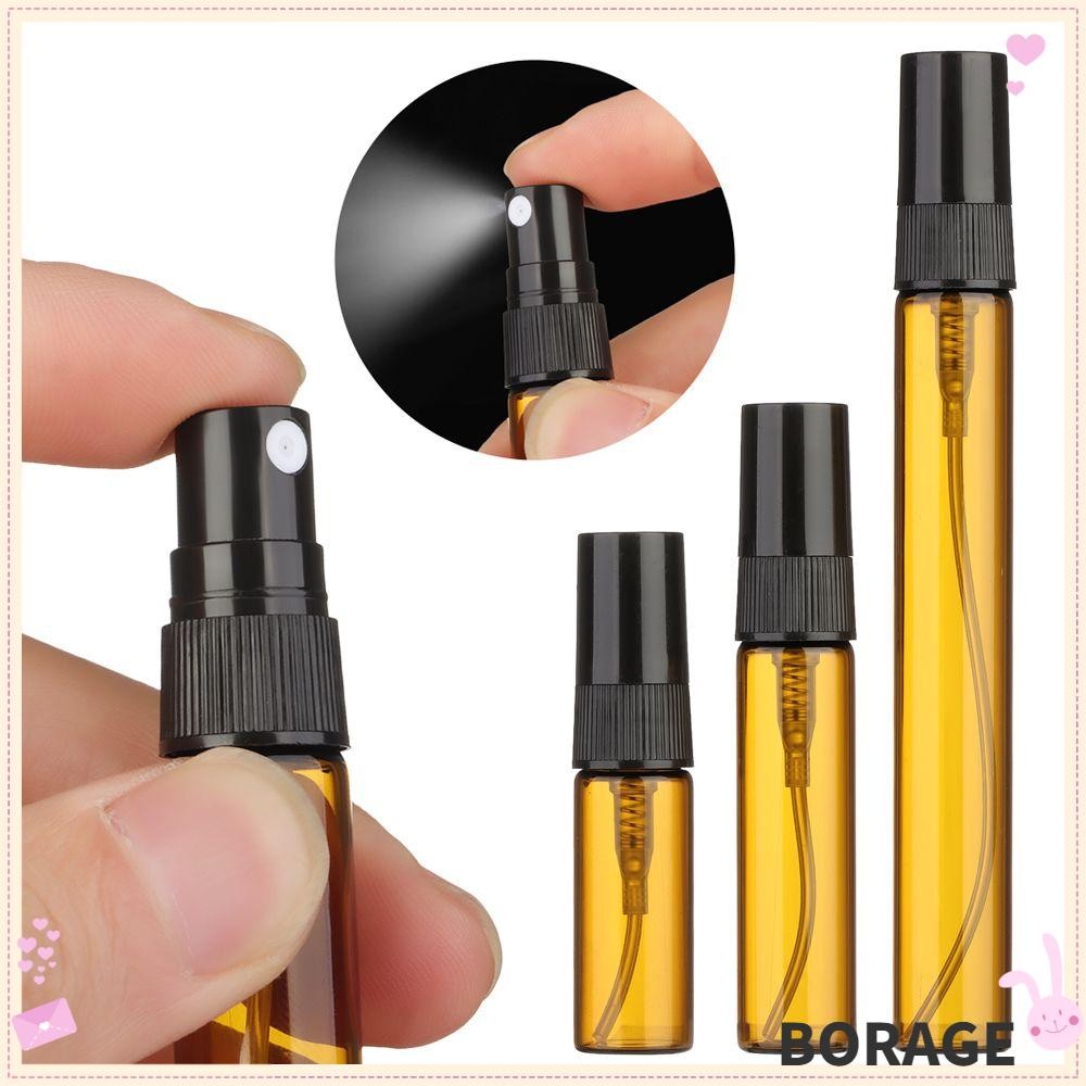BORAG น้ําหอม Atomizer ขวดขวดน้ําหอมแก้วแบบพกพาพร้อมเครื่องพ่นป้องกันการรั่ว | Shopee Thailand