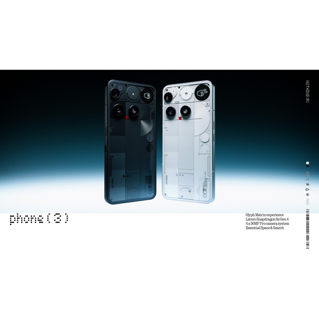 Nothing Phone (3) (16/512GB) (รับประกันศูนย์ 2 ปี) By Jaymart | Shopee Thailand