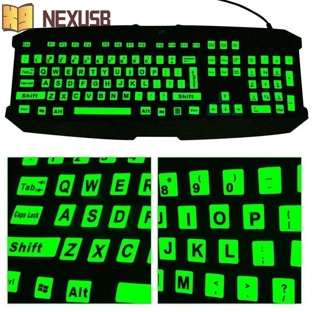 NEXUSBEAM Fluorescent Keyboard Cover General Backlight PC Laptop ...