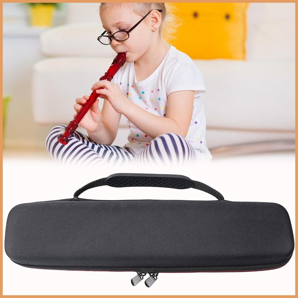 ขลุ่ยฝาครอบ Soprano Recorder กระเป๋ากล่องเก็บป้องกันสําหรับ Curling ...