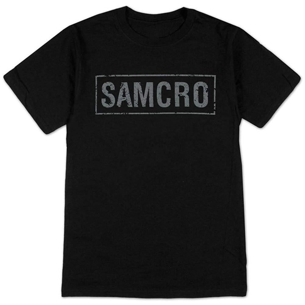 การออกแบบเดิมเสื้อยืดผ้าฝ้ายพิมพ์ลาย Sons of Anarchy samcro | Shopee ...