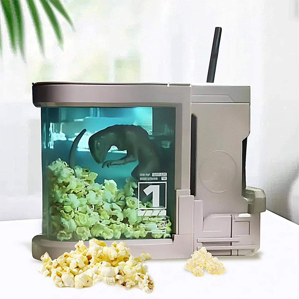 Jurassic themed Popcorn Bucket Water Cup Unique Design | Shopee Thailand
