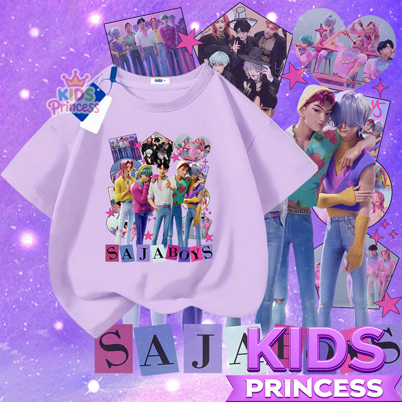 COD(จัดส่งตลอด 24 ชั่วโมง)Kpop Demon Hunters มาใหม่เด็กแขนสั้นเสื้อยืด ...