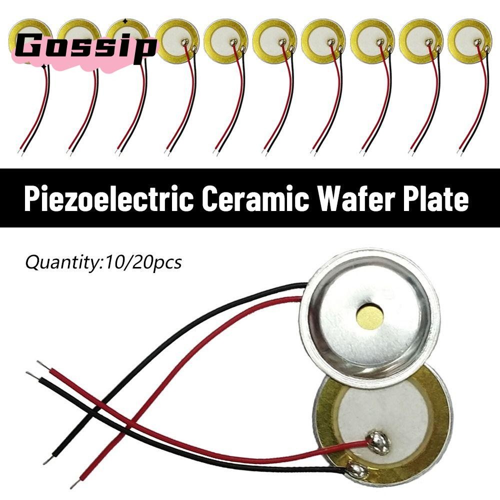 GOSSIP 10/20 ชิ้น Piezoelectric Piezo Buzzer Burglar Alarm อุปกรณ์เสริม ...