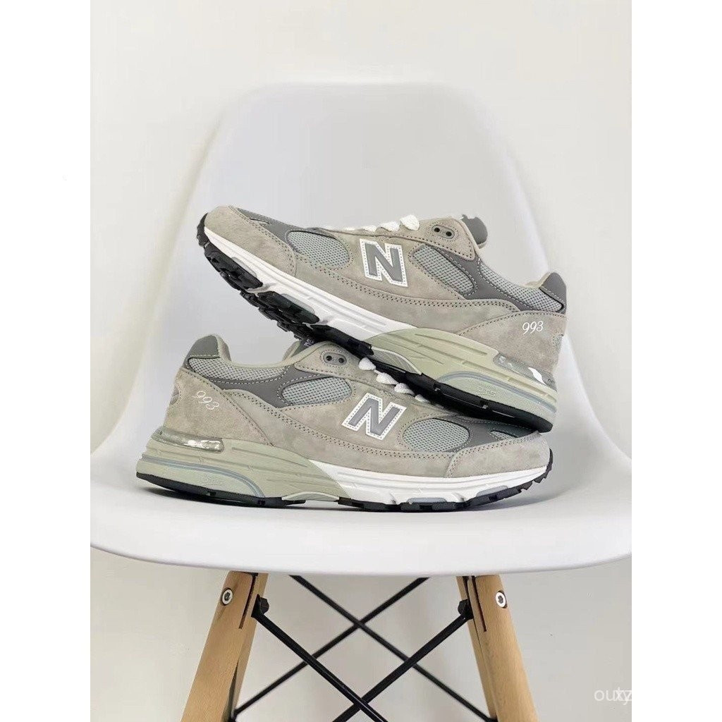 Newbaron ภาพถ่ายจริงของ New Balance993 Nb993 Grey NB Retro รองเท้าวิ่ง ...