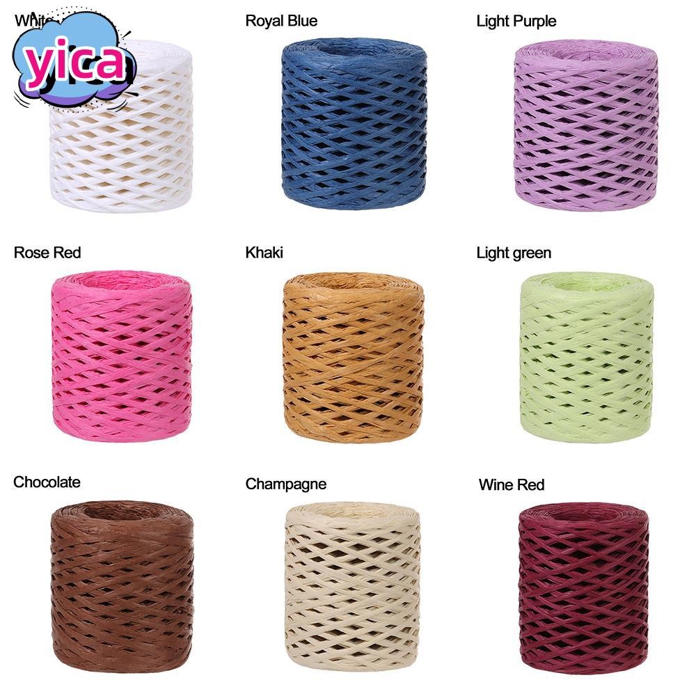 YICA เชือกถัก 200 ม. เชือกกระดาษ Lafite คู่มือ | Shopee Thailand