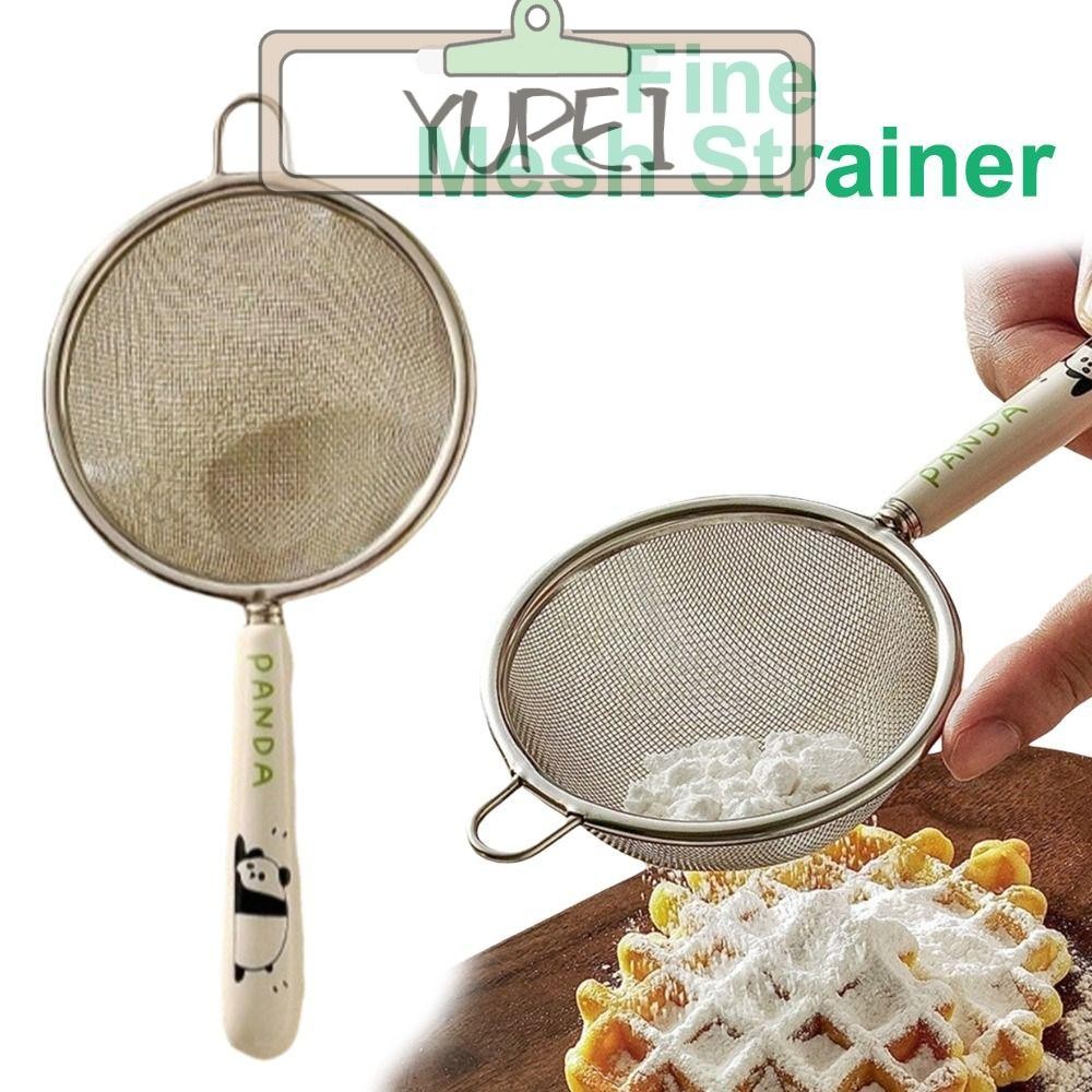 YUPEI Fine ตาข่ายกรอง, สแตนเลส Rust-Proof Matcha Sifter, แบบพกพาทําความ ...