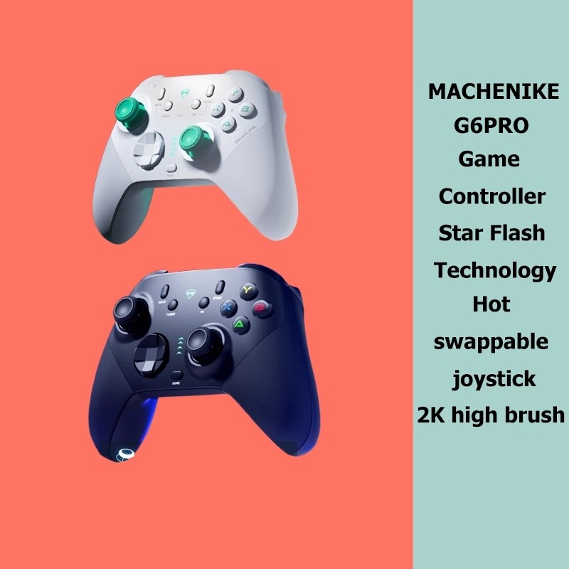 MACHENIKE G6pro Star Flash Game Controller Hot Swappable Hall จอยสติ๊ก ...