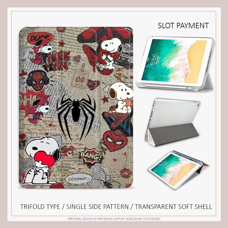 Snoopy Spider-Man iPad A16 air M3 air4/5/6 air7 10.2 gen7/8/9 mini4/5/6 ...