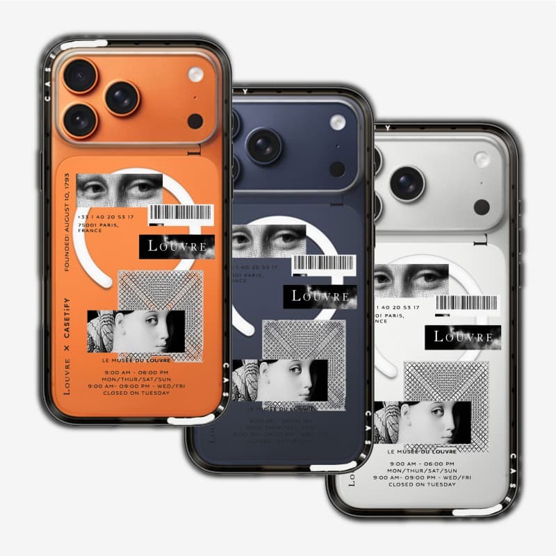 CASECASE X Louvre mochatique Compact Clear Hard Case สําหรับ Apple ...