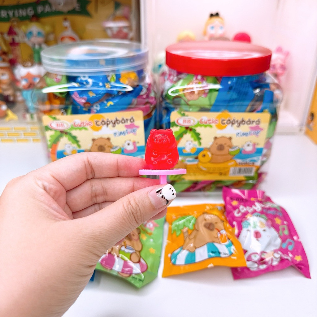 ลูกอมแหวนคาปิบาร่า 1 กระปุก 30 ชิ้น | Shopee Thailand