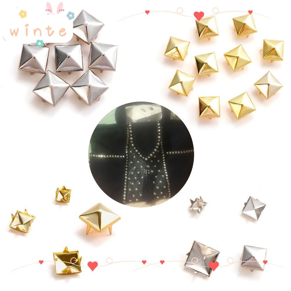 INTE ปุ่มและเล็บหลากหลายขนาด ทองเหลือง สำหรับเสื้อผ้า กระเป๋า และ ...