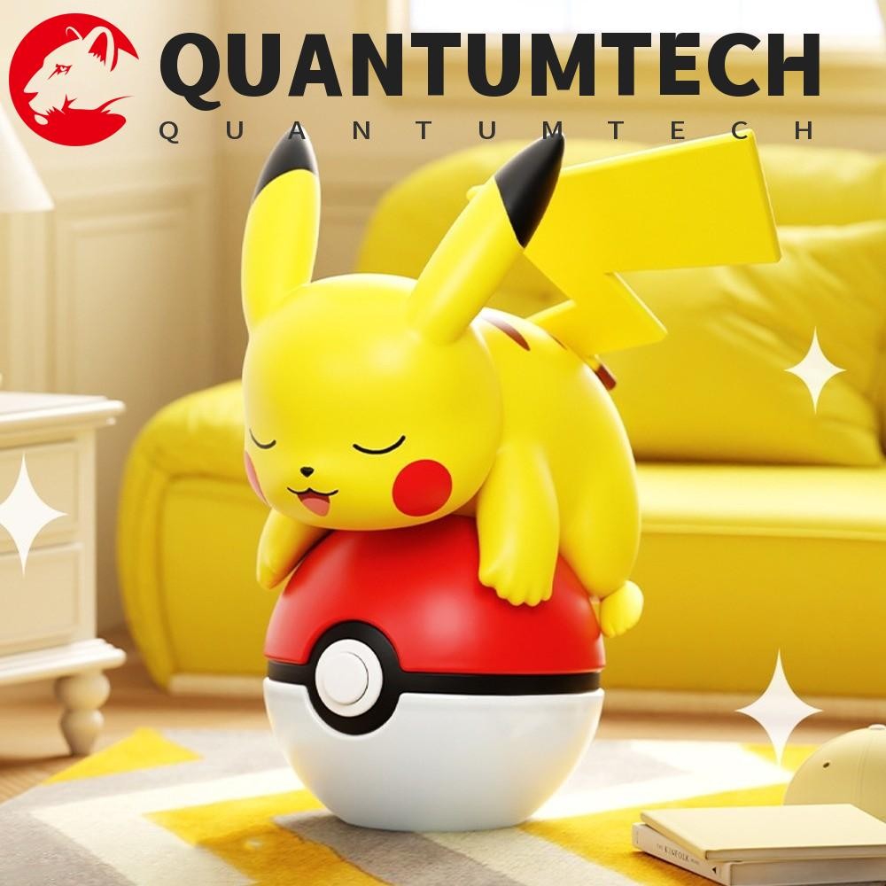 QUANTUMTECH Luminous Poké Ball Doll, Pikachu Night Glow Luminous อะนิเมะรูปตุ๊กตา,ตกแต่งบ้าน ...