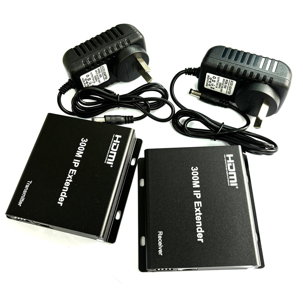 300M IP HDMI Extender ผ่าน RJ45 Cat6 สาย 1080P Ethernet Extender ...