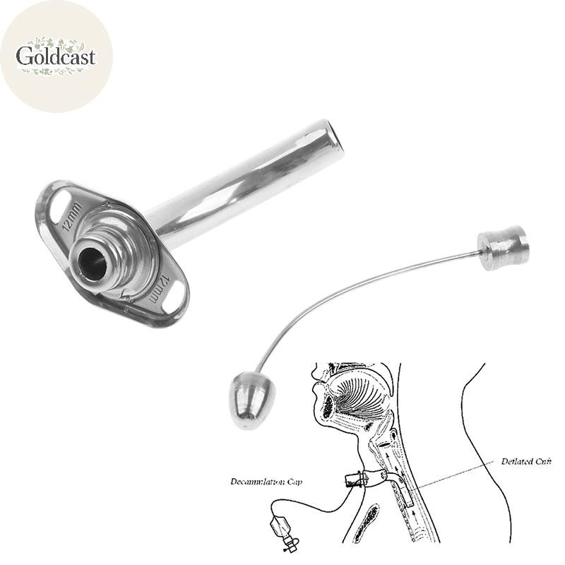 GOLD Medical Tracheostomy Jackson Tube Tracheal โลหะ Tracheotomy ...