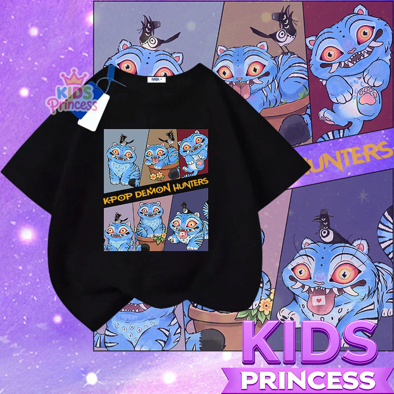 COD(จัดส่งตลอด 24 ชั่วโมง)Kpop Demon Hunters มาใหม่เด็กแขนสั้นเสื้อยืด ...