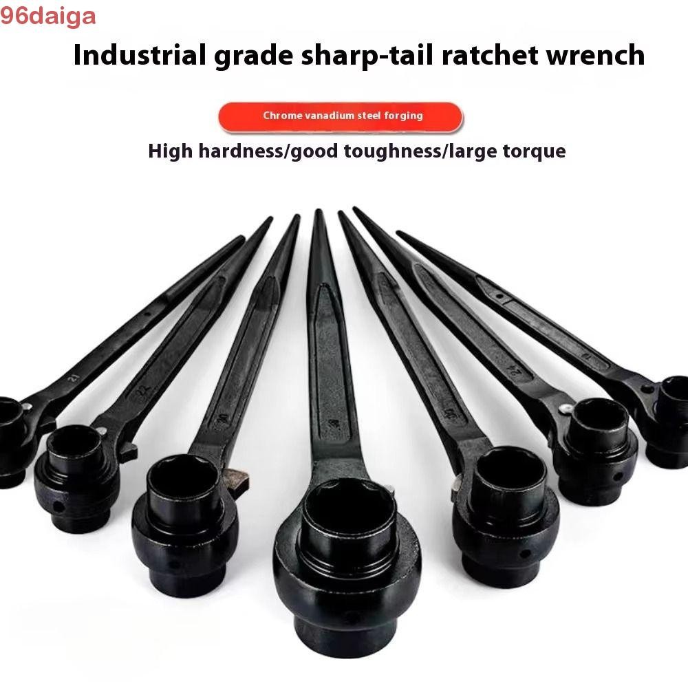 DAIGA Sharp Tail Ratchet ประแจ, Square Drive Head Reversible Design ...