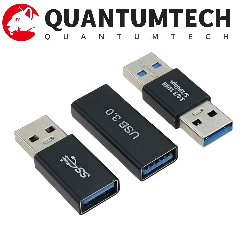 QUANTUMTECH Type C อะแดปเตอร์มัลติฟังก์ชั่น Universal Type C ชายชาย USB 3.0 ชายกับชายสายอะแดปเต ...