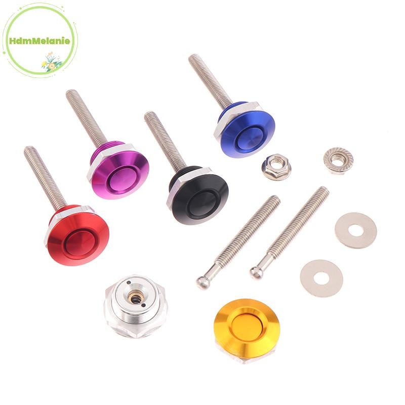 HDMM Universal 25 มม.รถปุ่มกด Bonnet Hood Pin ล็อคชุดคลิป Quick Release ...
