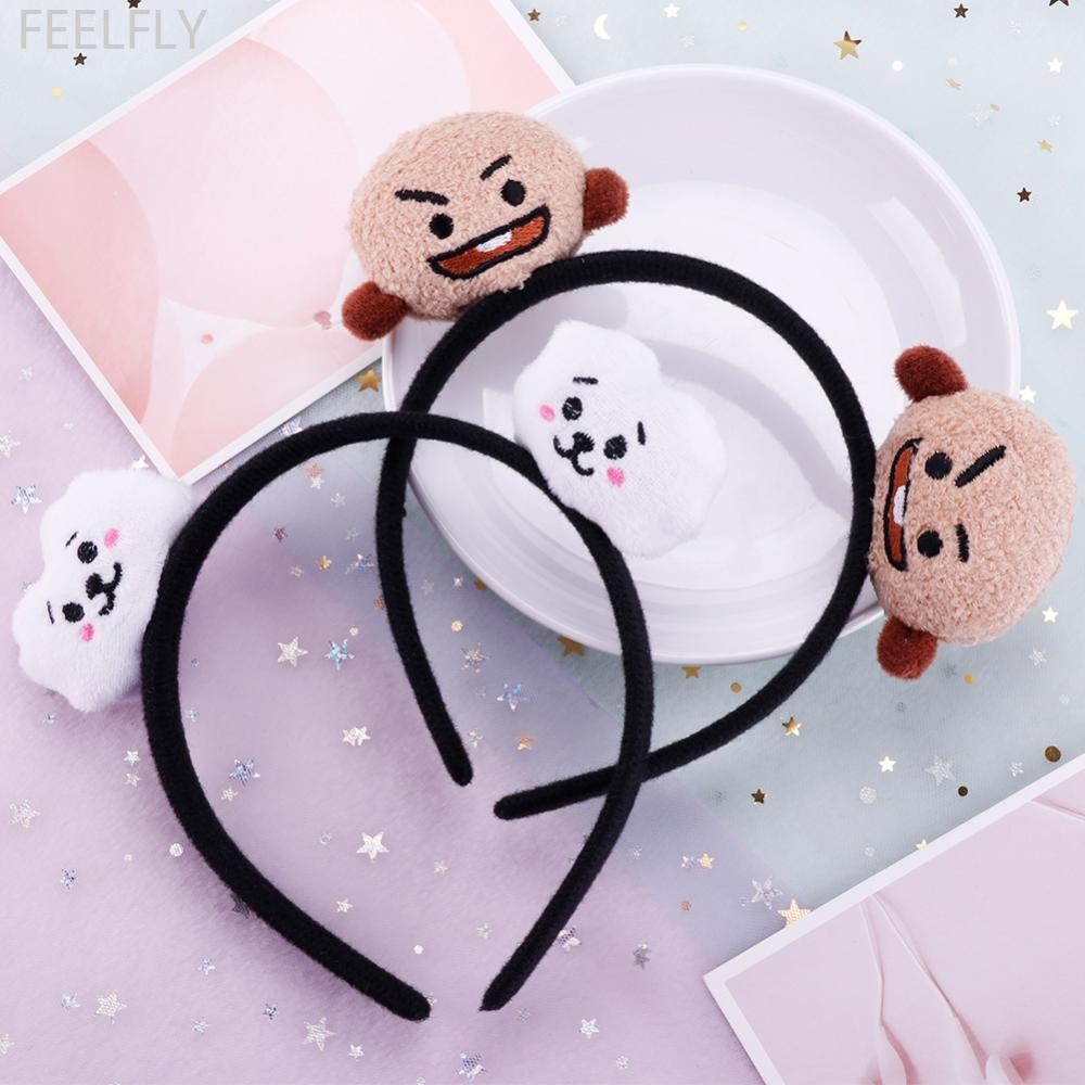 FEELFLY BTS Bangtan Boys การ์ตูนยางรัดผมยืดหยุ่นกระต่ายน่ารัก Lamb ...