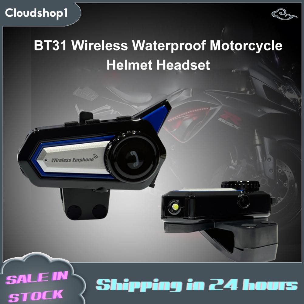 Cloudshop1 Cloudshop1 BT31 หูฟังไร้สาย BT5.0 ชาร์จเสียงเพลงแฮนด์ฟรี ...