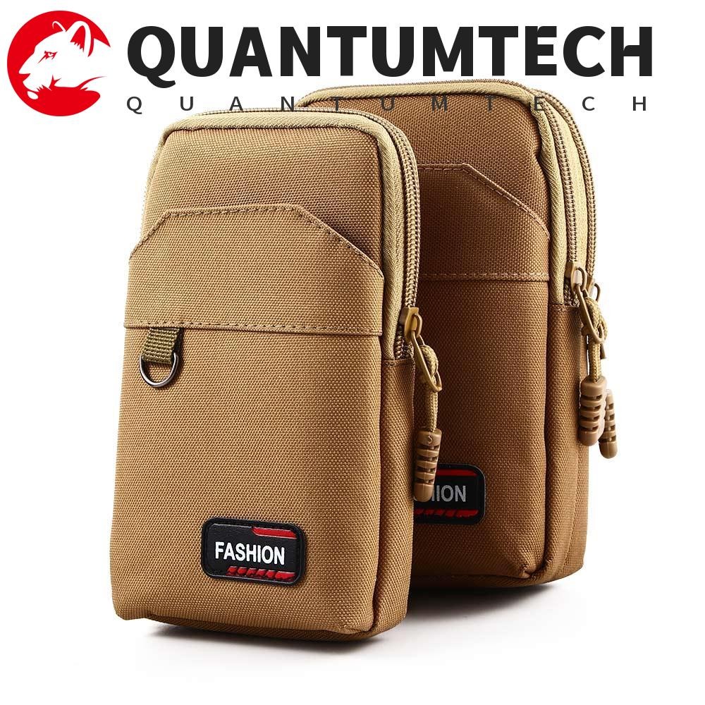 QUANTUMTECH เข็มขัดเอวกระเป๋า Camping ทนทานไนลอน Colth สีกากีสีเขียวเอว Fanny Pack | Shopee Thailand