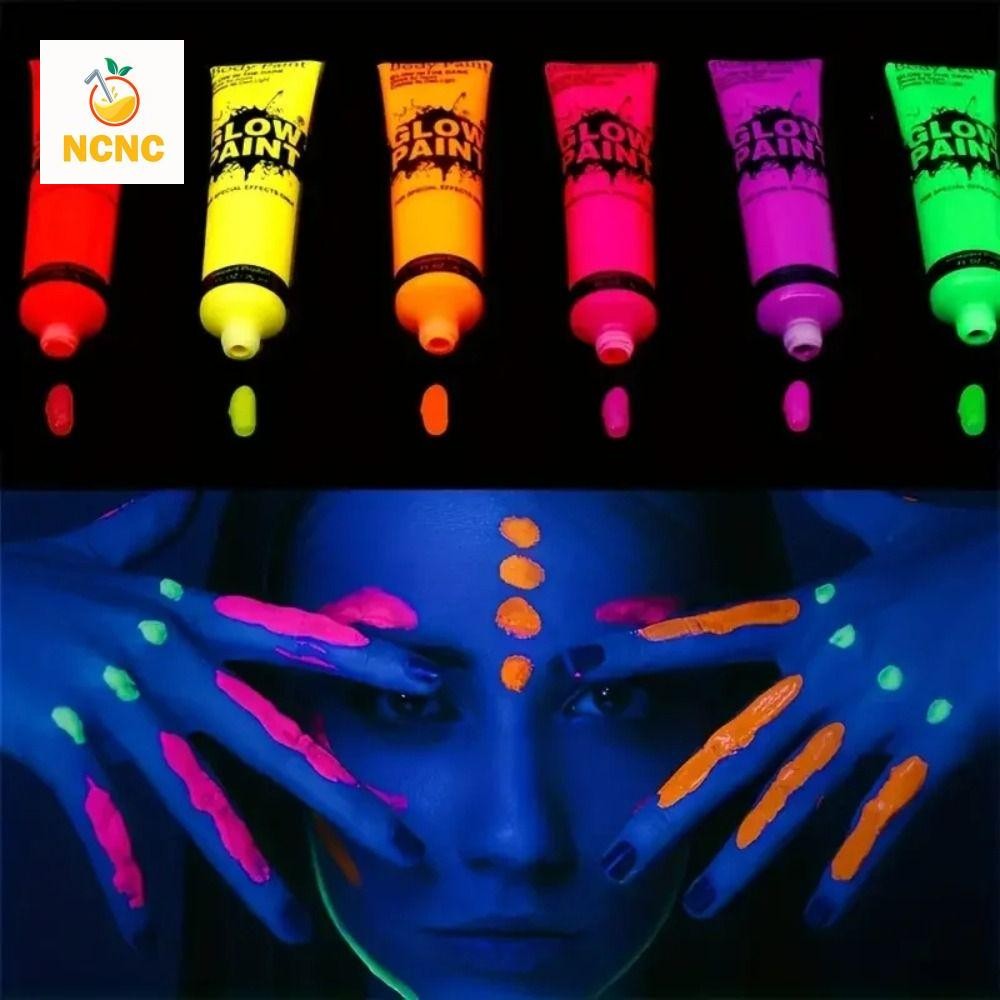 NCNC Body Art ภาพวาด, 10ml Luminous สี Face Fluorescent Glow สี, Rave ...
