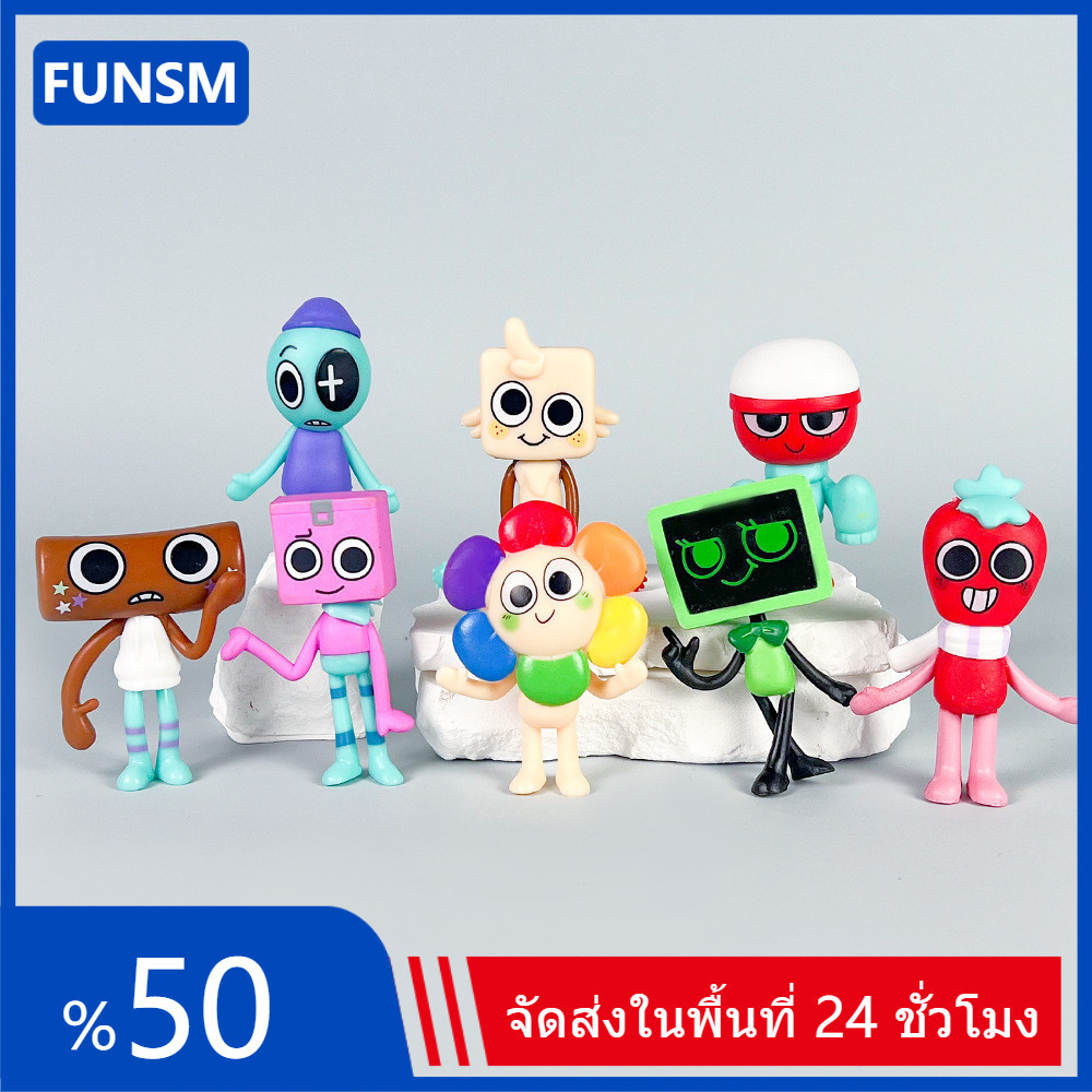 8 ชิ้น/เซ็ต Dandys World คอสเพลย์อะนิเมะรูป COD สต็อกรูปตุ๊กตาของเล่น ...