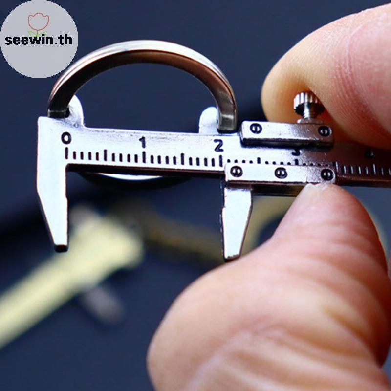 Seewin Mini Vernier Caliper Pocket Key Chain พวงกุญแจเครื่องประดับขนาด ...